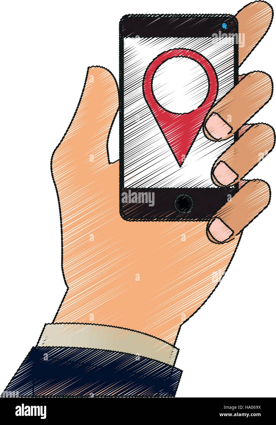 Isolated smartphone device design Stock Vector Image & Art - Alamy