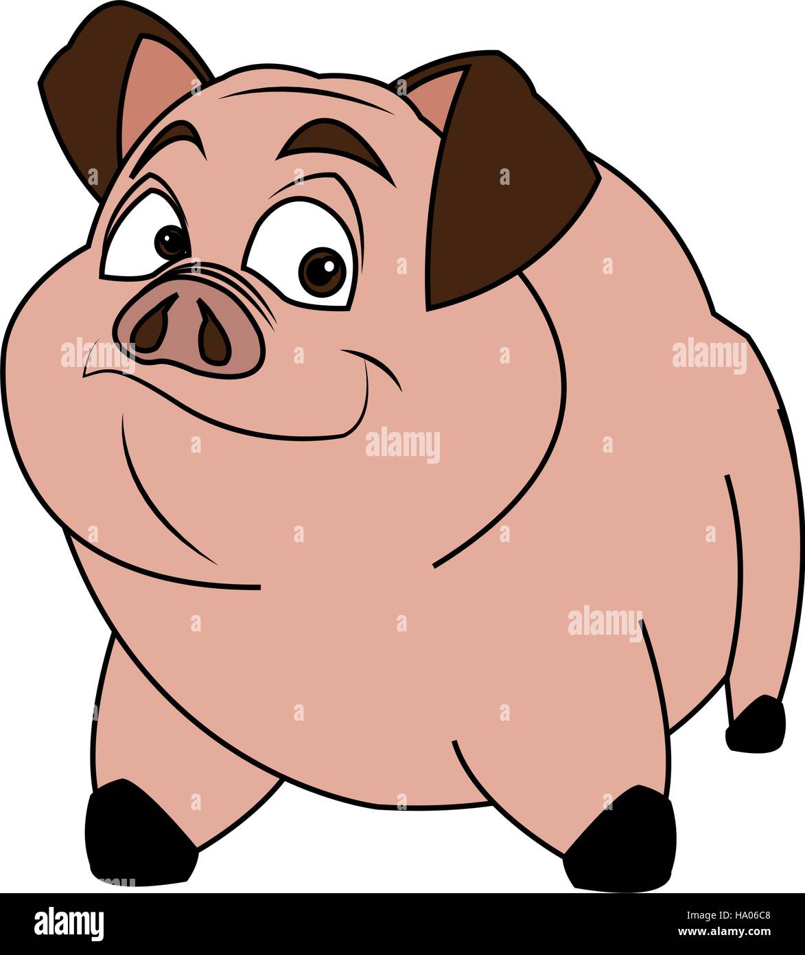 Isolated pork cartoon design Stock Vector Image & Art - Alamy