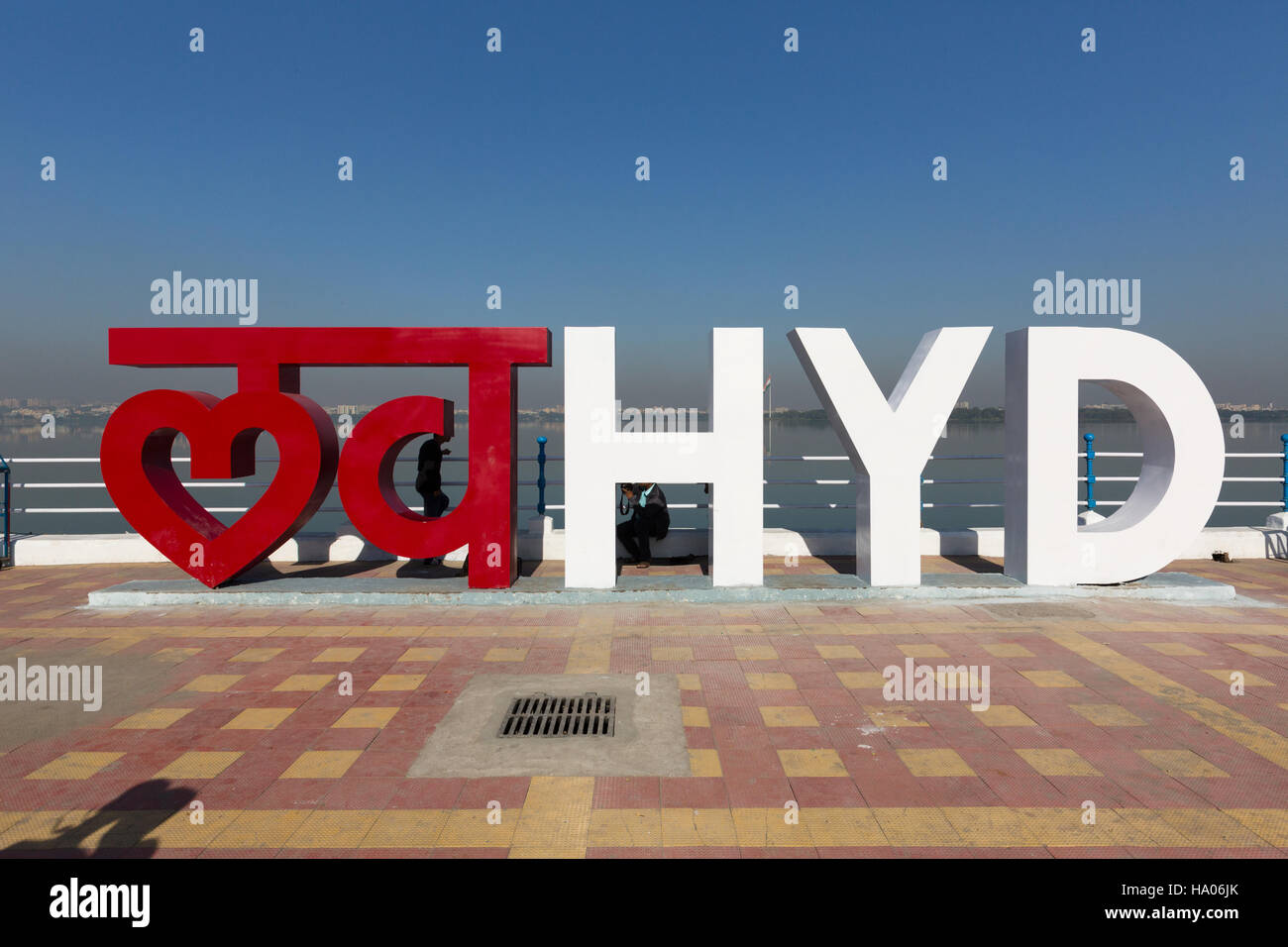 Love Hyd is a new typographic installation designed by Hitesh Malaviya ...