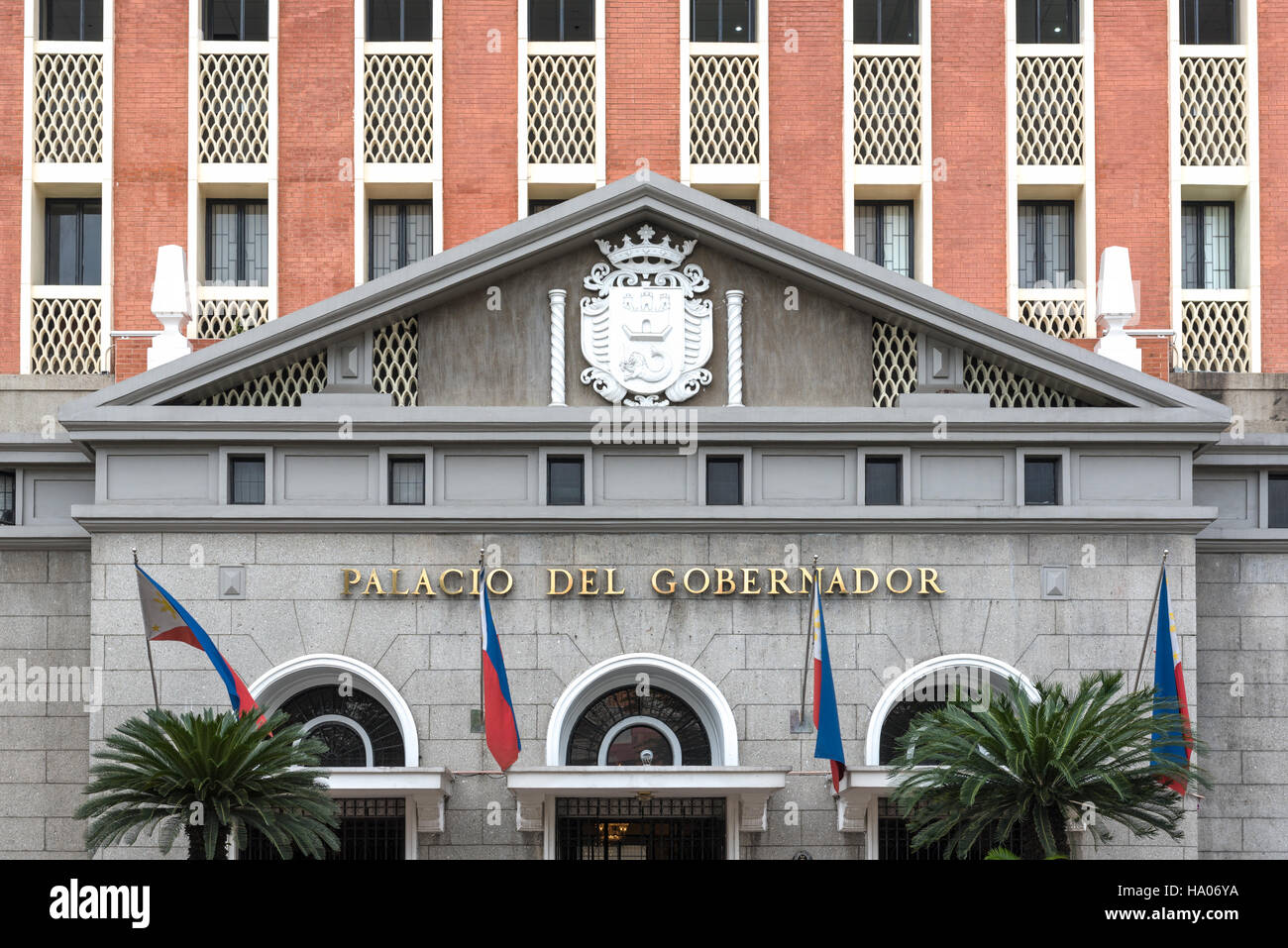 Palace de Gobernador (Governor's Palace) in Intramuros, Manila Stock ...