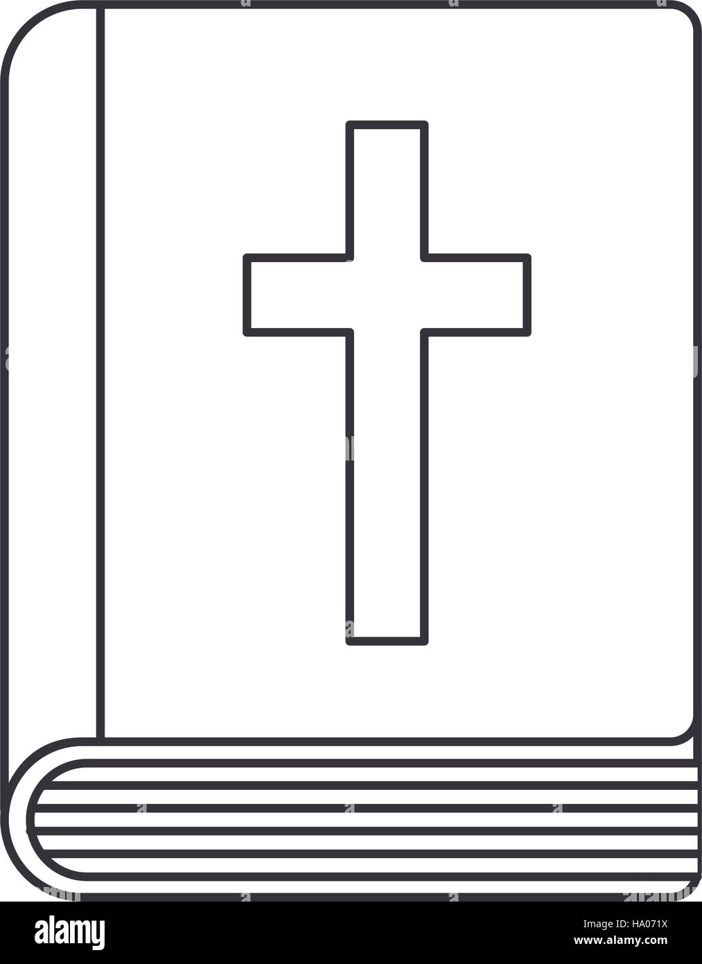 Bible icon. Religion god pray faith and believe theme. Isolated design ...