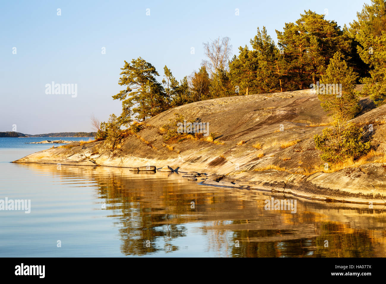 Swedish archipelago nature landscape outside Stockholm Stock Photo - Alamy