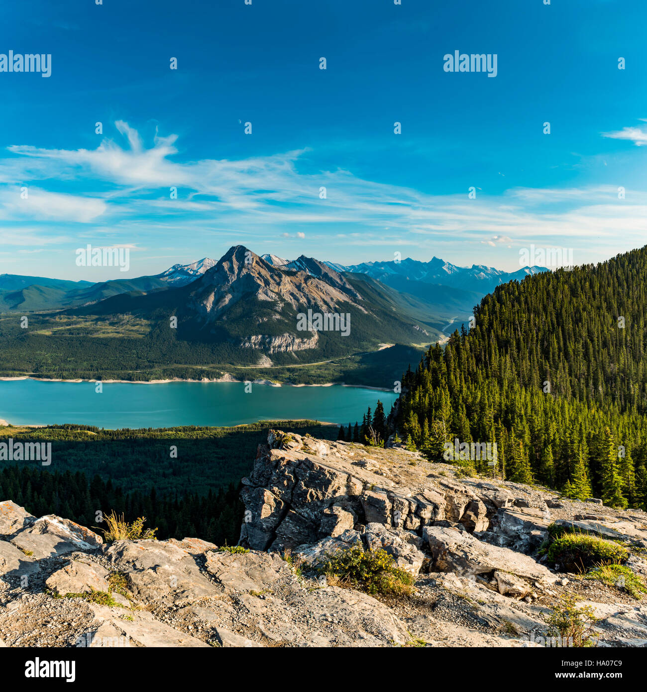 Barrier Lake in the beautiful Kananaskis Valley, Alberta Canada in ...