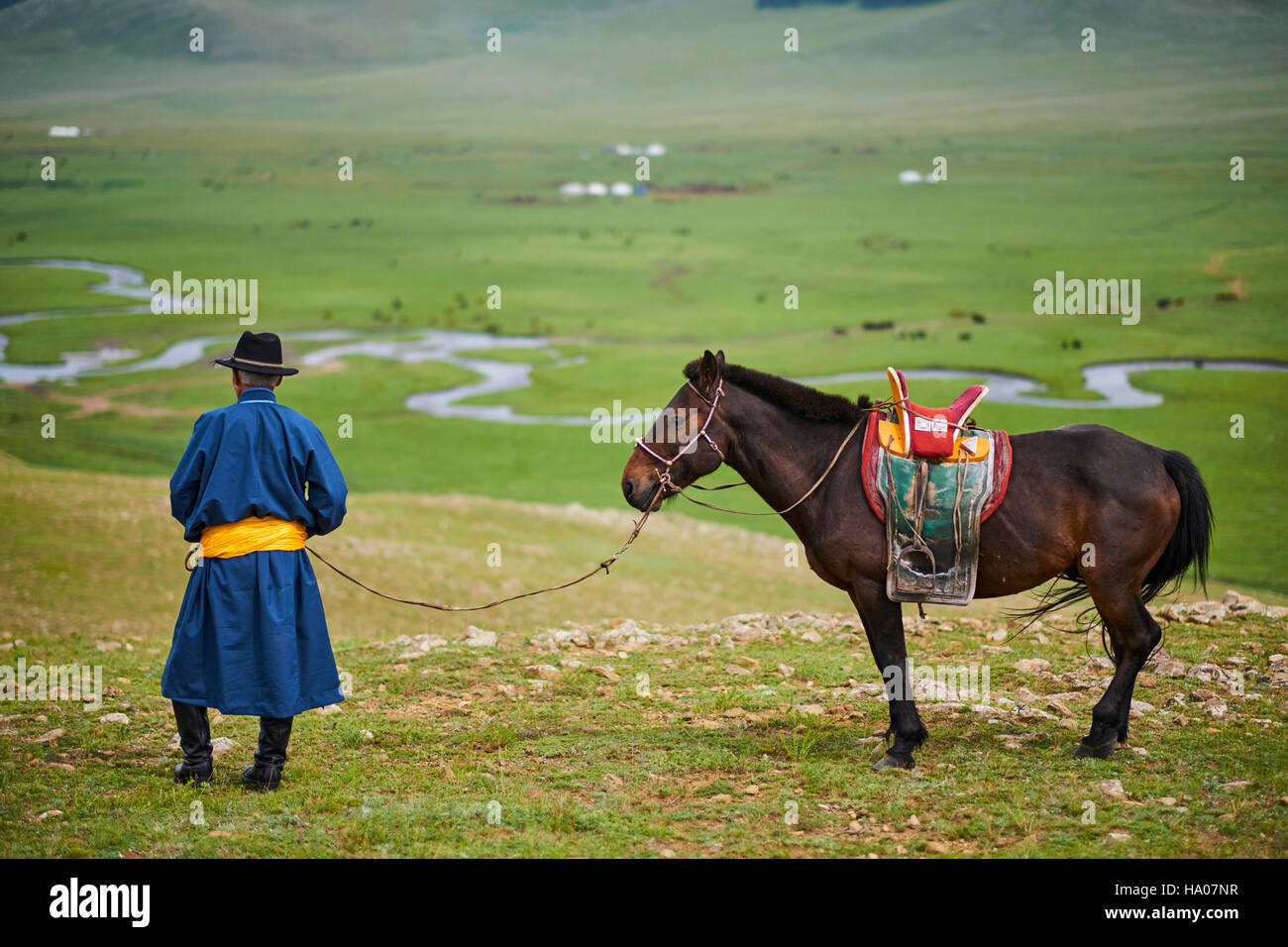 Mongolian nomad hi-res stock photography and images - Alamy