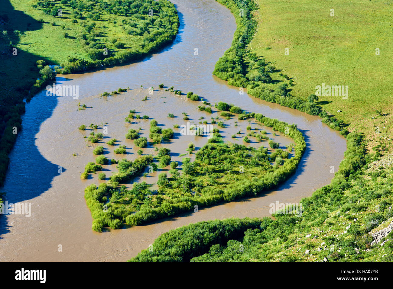 Mongolia, Arkhangai province, Orkhon river gorge Stock Photo - Alamy