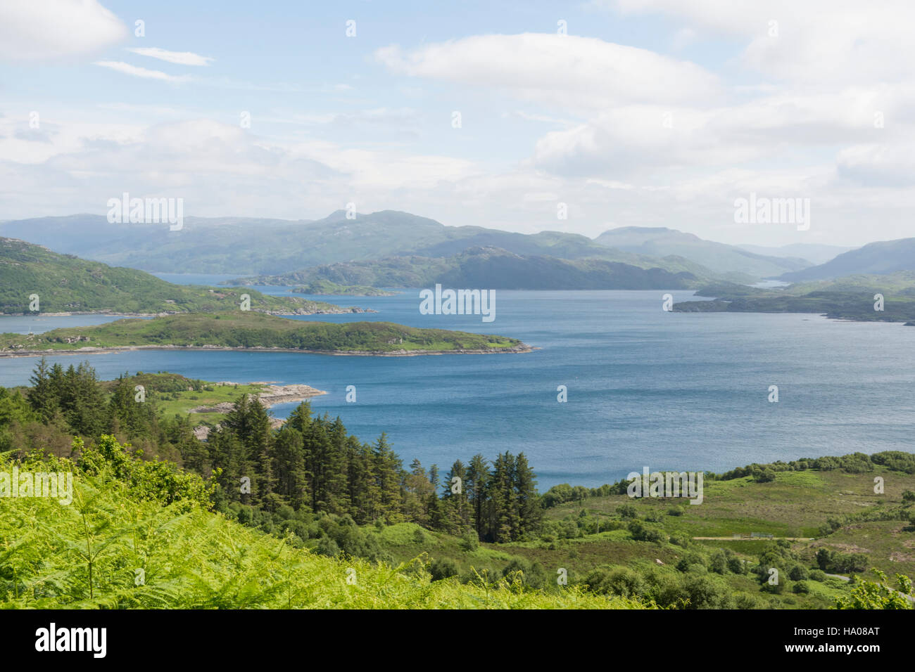 The rugged coastline of the Ardnamurchan peninsula, Scotland, UK ...