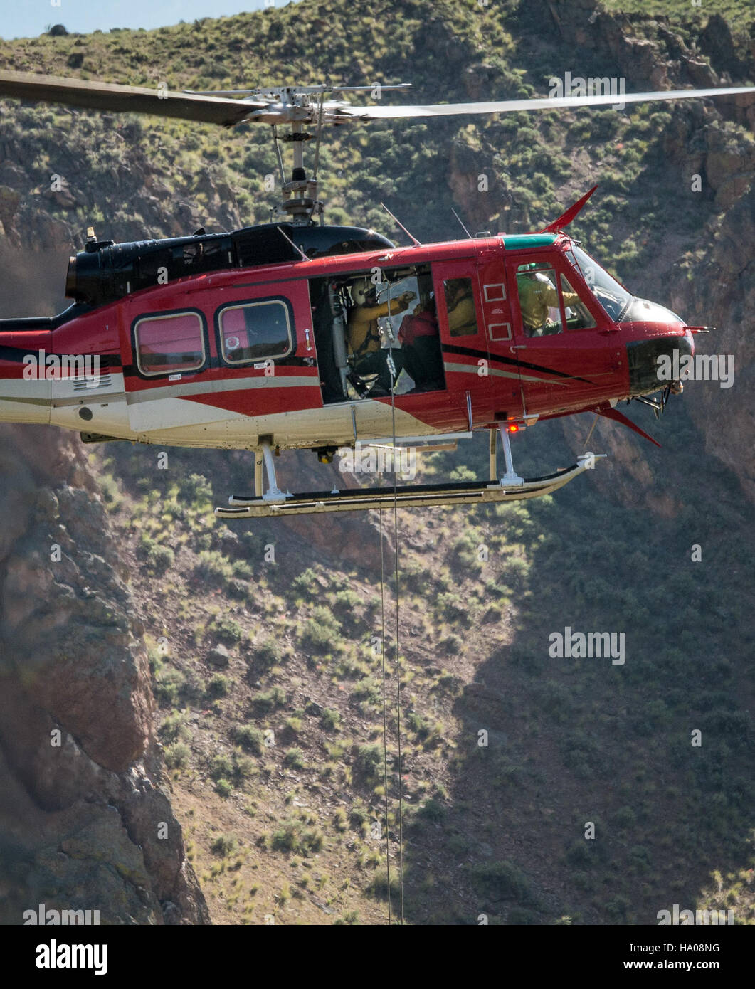 A training exercise held at Salmon Air Base in Idaho, where wildland ...