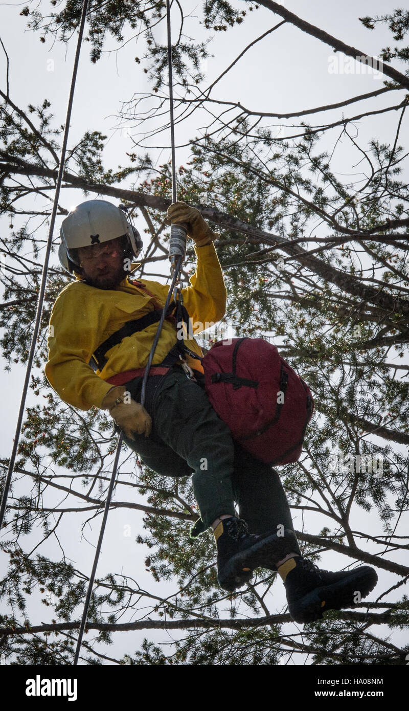 The Department of Agriculture's USDA Forest Service conducts aerial ...