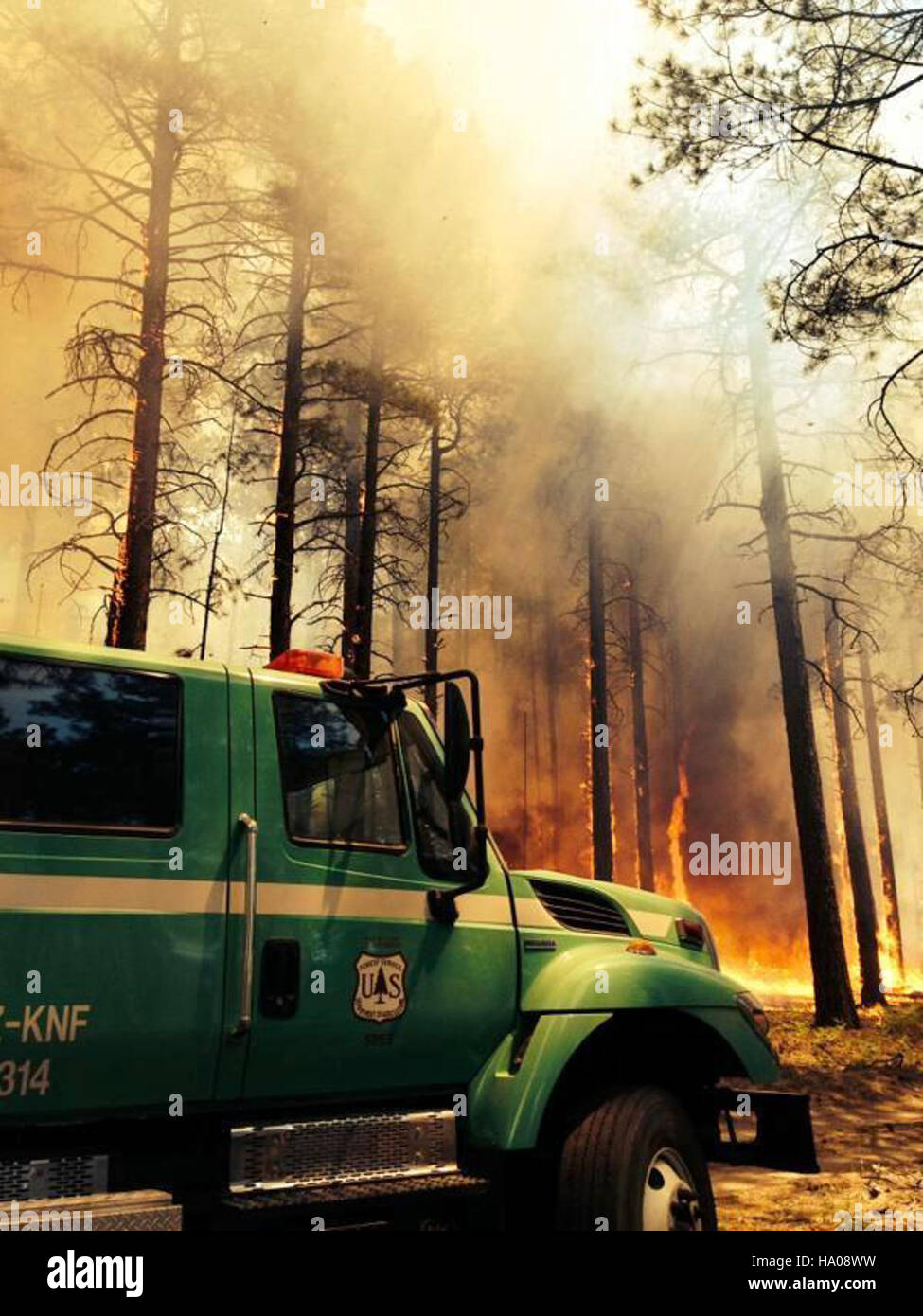 Firefighters truck seen in hi-res stock photography and images - Alamy