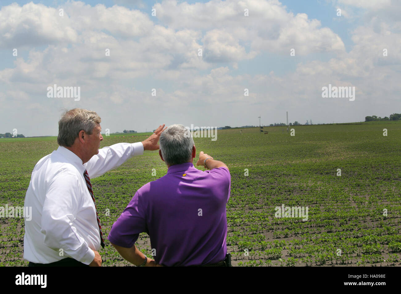 A research image from Ames, Iowa, showing climate change research ...
