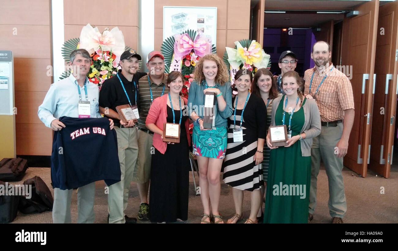 The USDA Soil Judging competition recognizes students and teams for ...