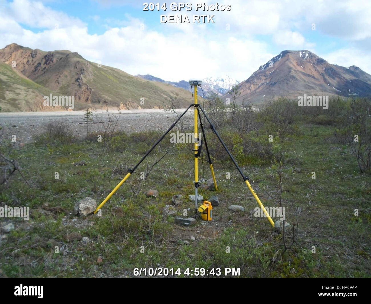 A photo taken in 2014 using GPS technology in Alaska’s national parks ...