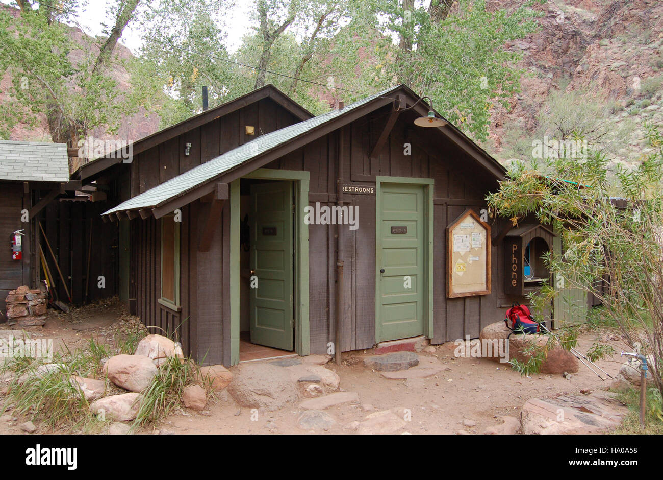 Phantom Ranch in the Grand Canyon provides essential facilities for ...