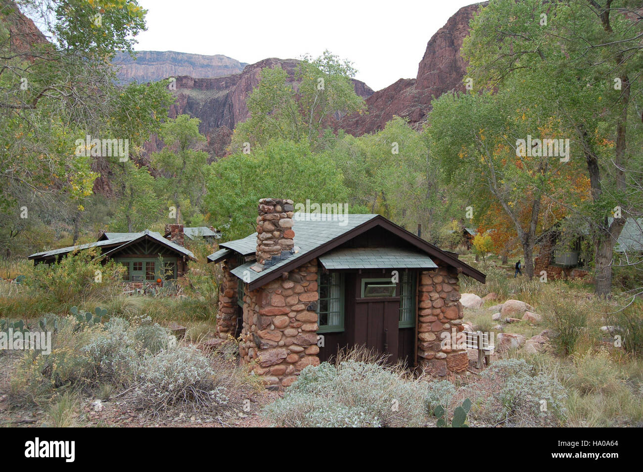 Phantom Ranch is a historic lodge located at the bottom of the Grand ...