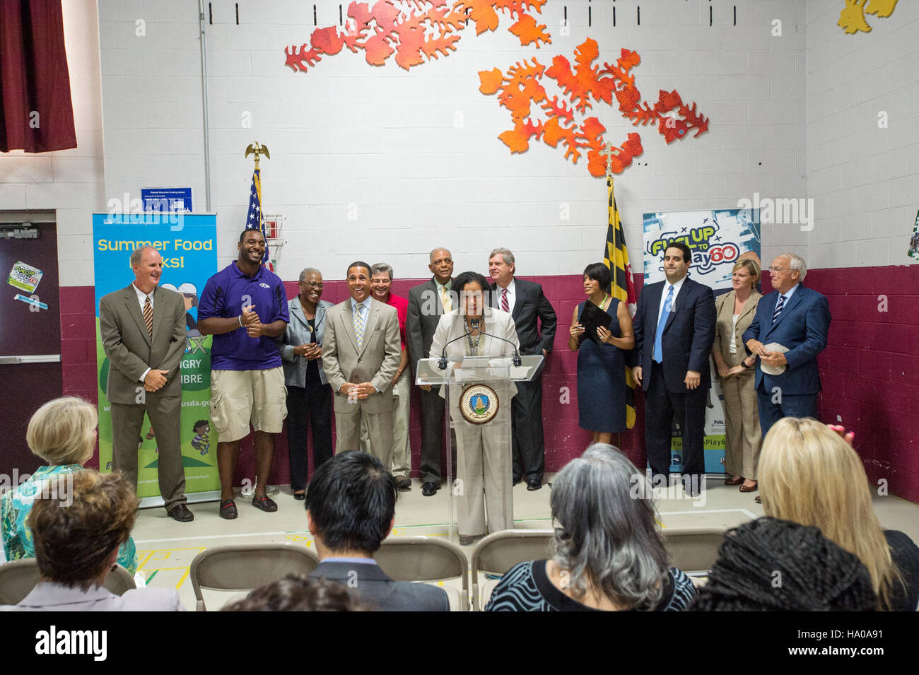At Hamilton Elementary and Middle School in Baltimore, key officials ...