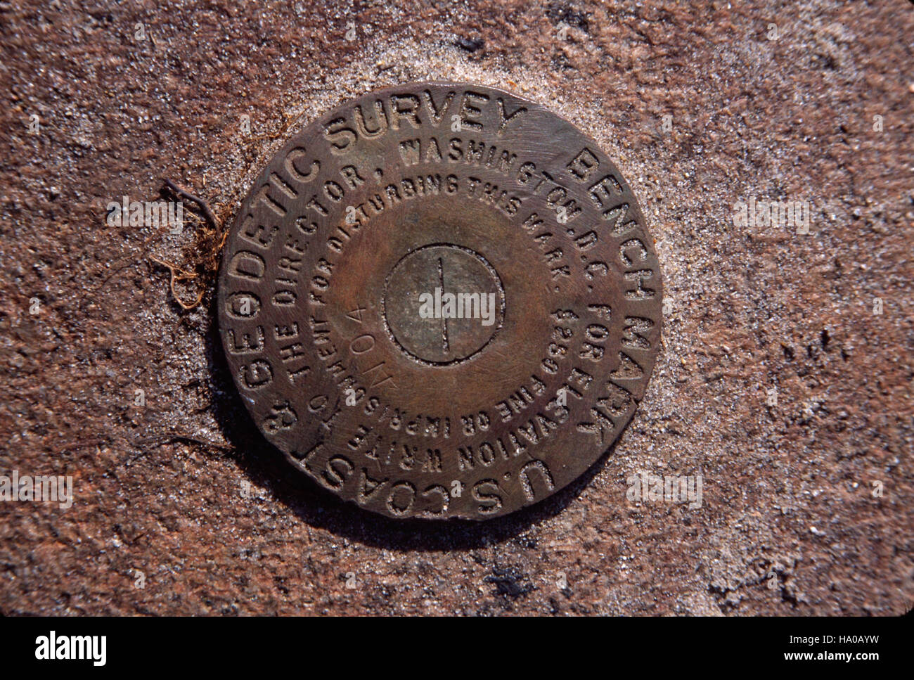 capehatterasnps 11996379646 Old Geodetic Survey Marker, 1999 Stock ...