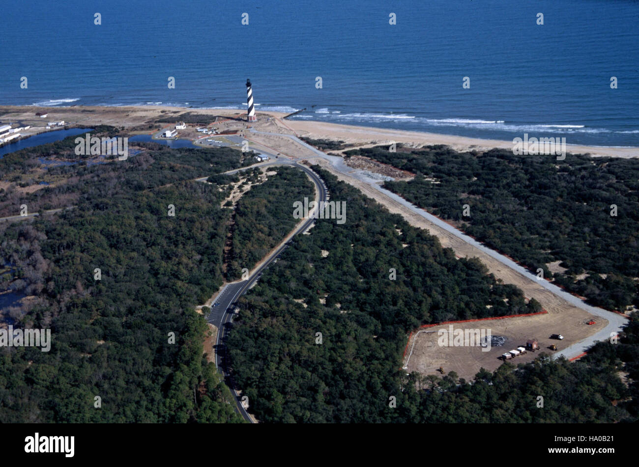 In February 1999, the Cape Hatteras Lighthouse was successfully moved ...