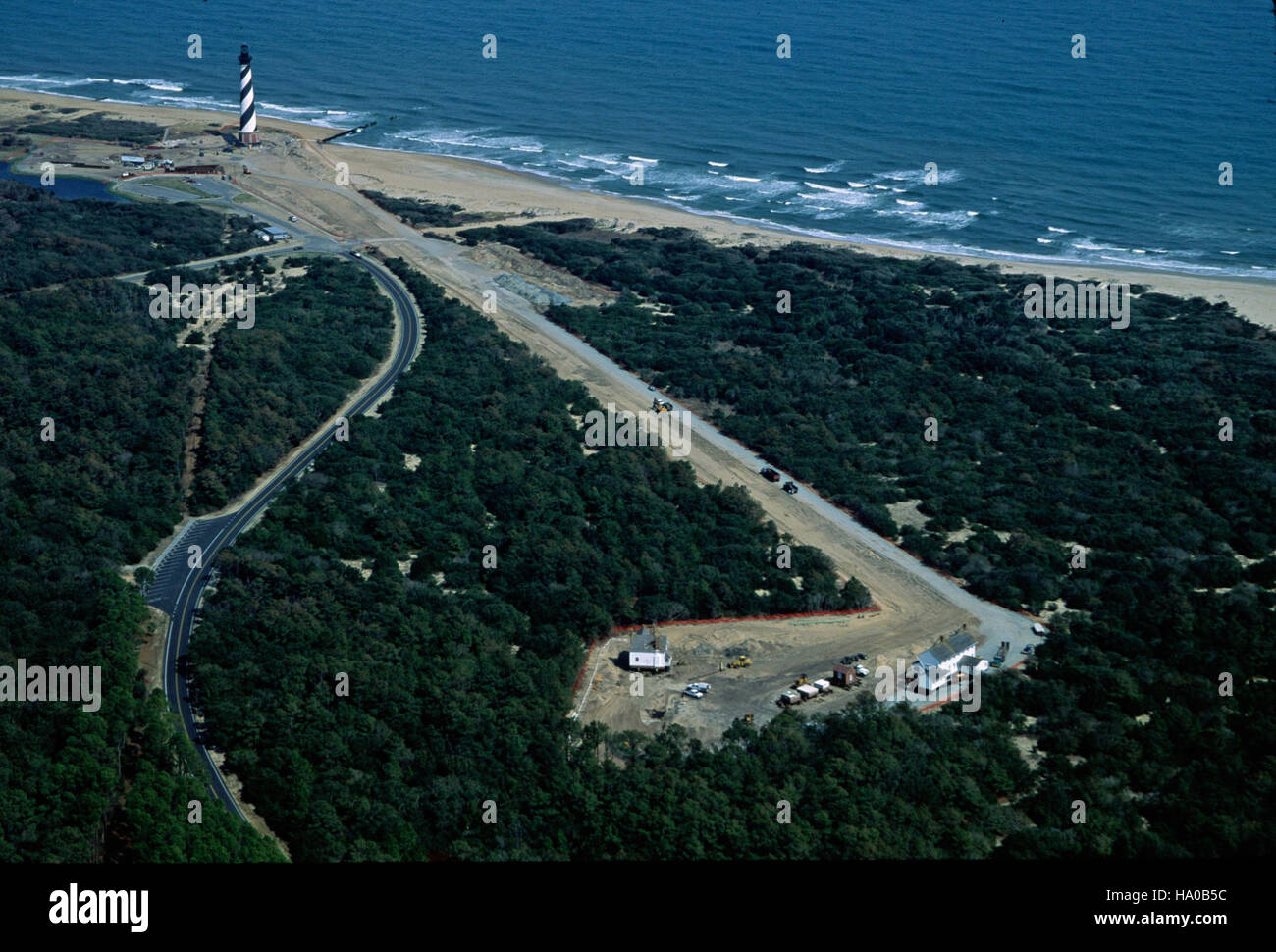 In March 1999, the Cape Hatteras Lighthouse was relocated to protect it ...