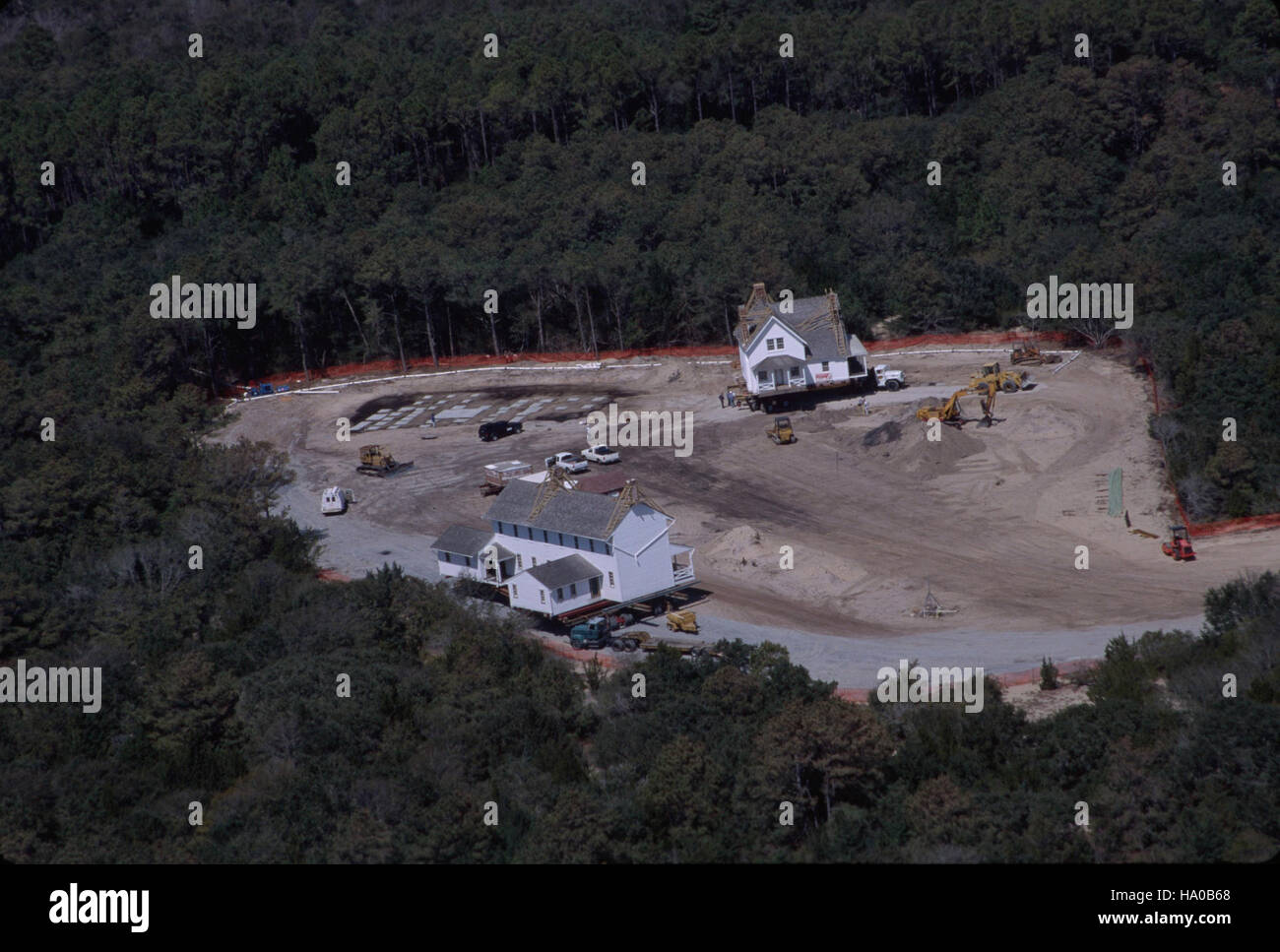 In 1999, the Cape Hatteras Lighthouse was moved to a new location to ...