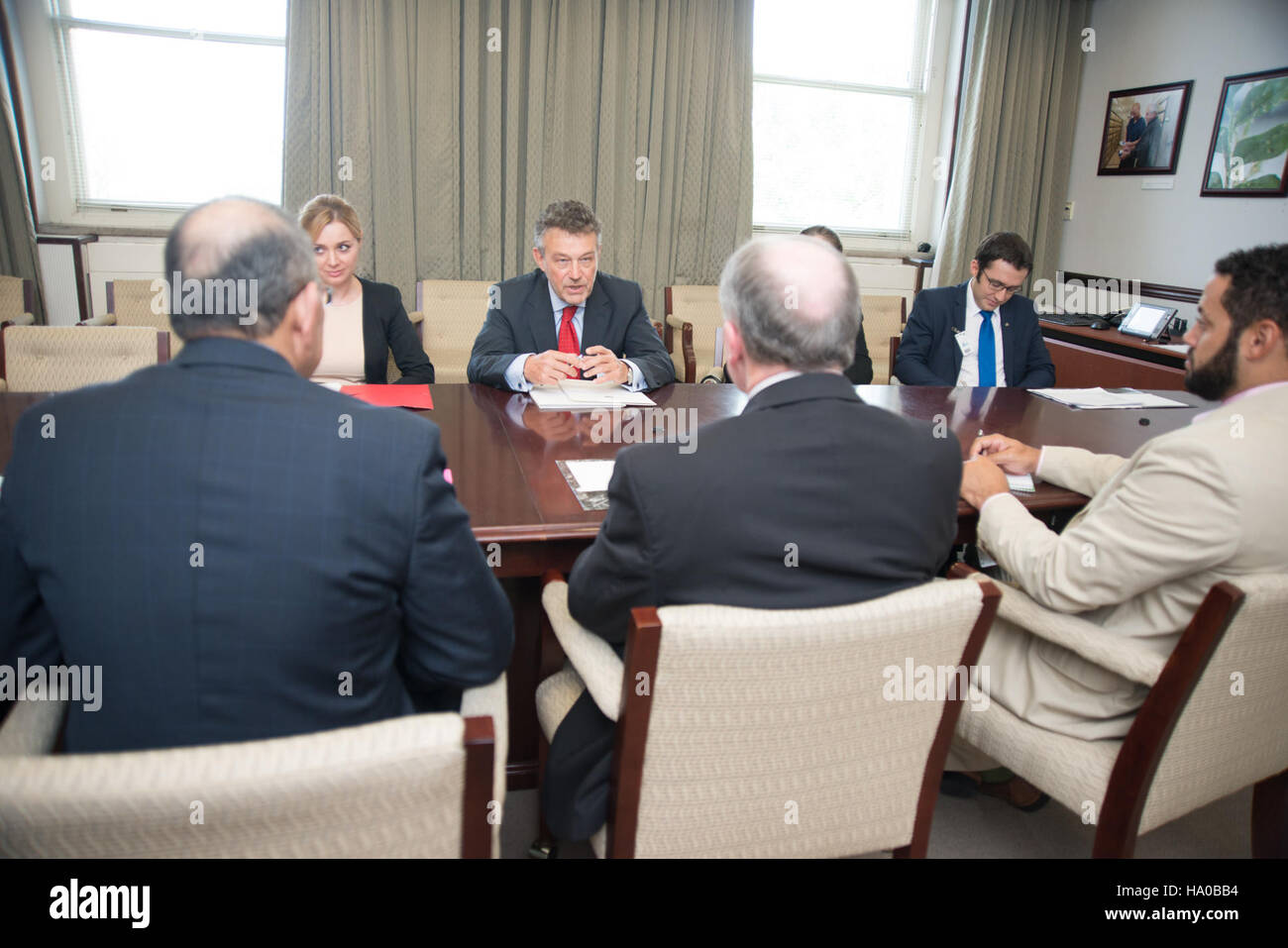A photo of the Polish Ambassador Shea with USDA's Animal and Plant ...