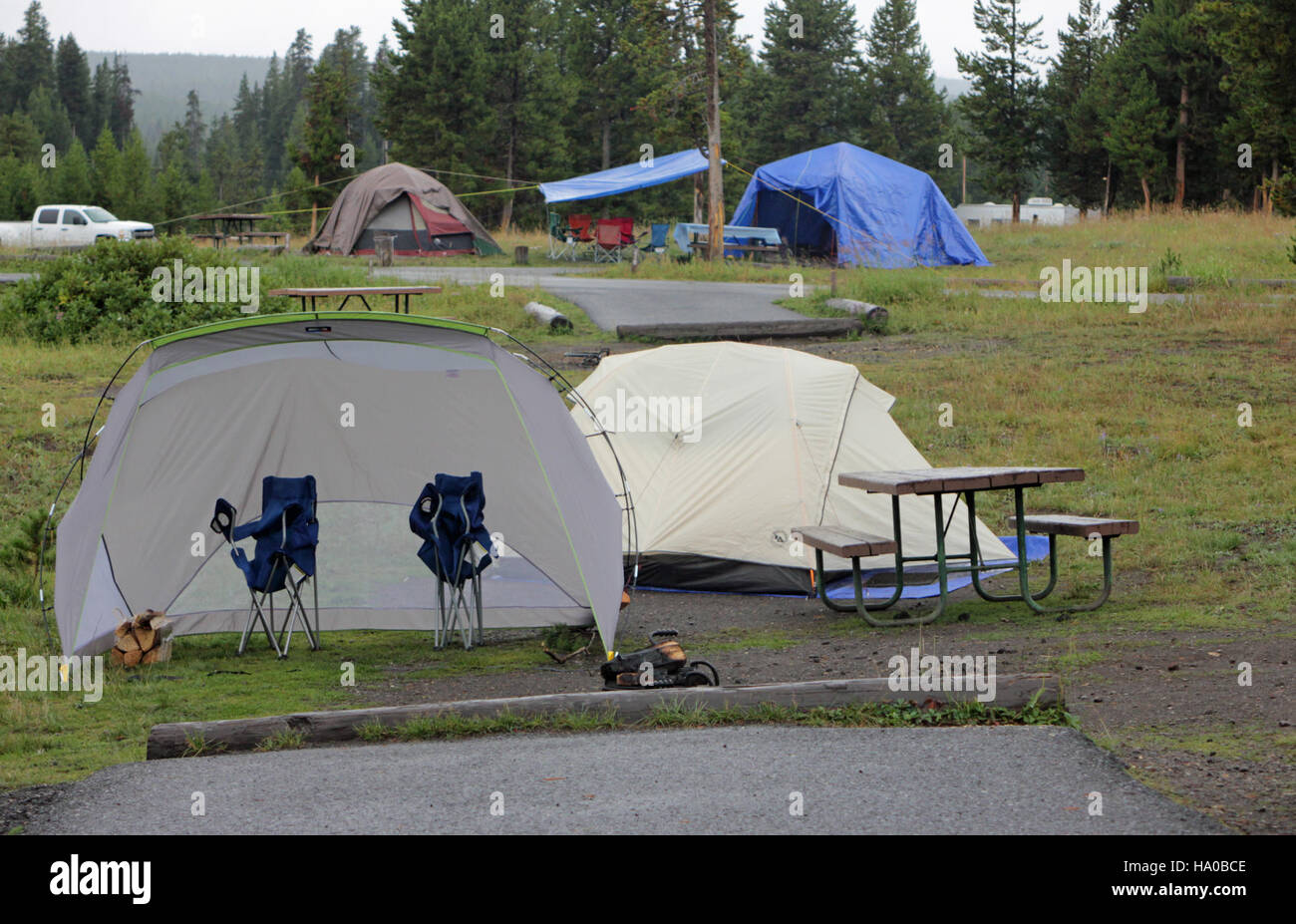 Bridge bay campground hi-res stock photography and images - Alamy