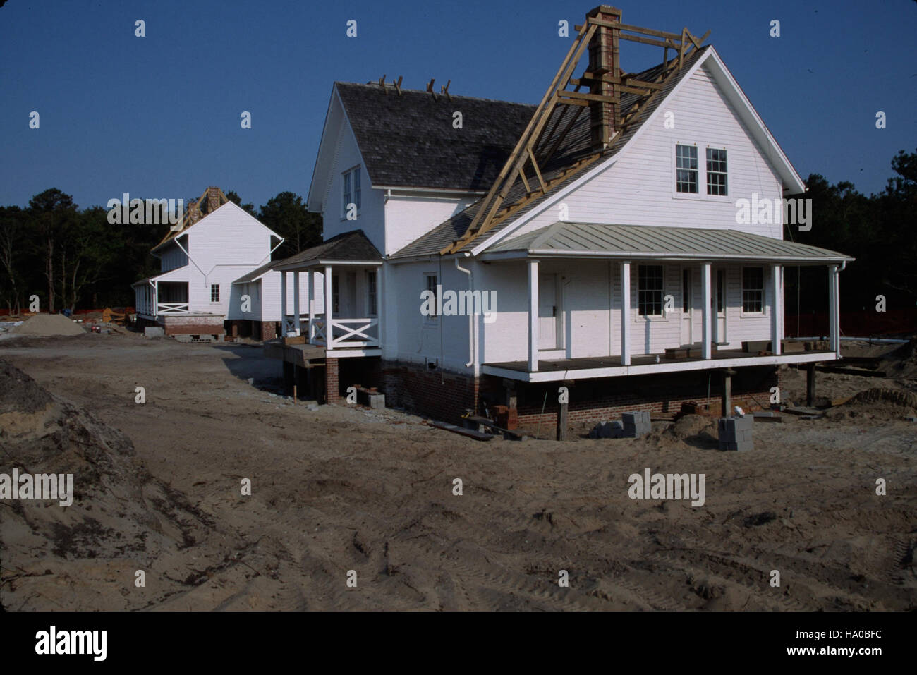 In 1999, the Cape Hatteras Lighthouse was moved to a new foundation to ...