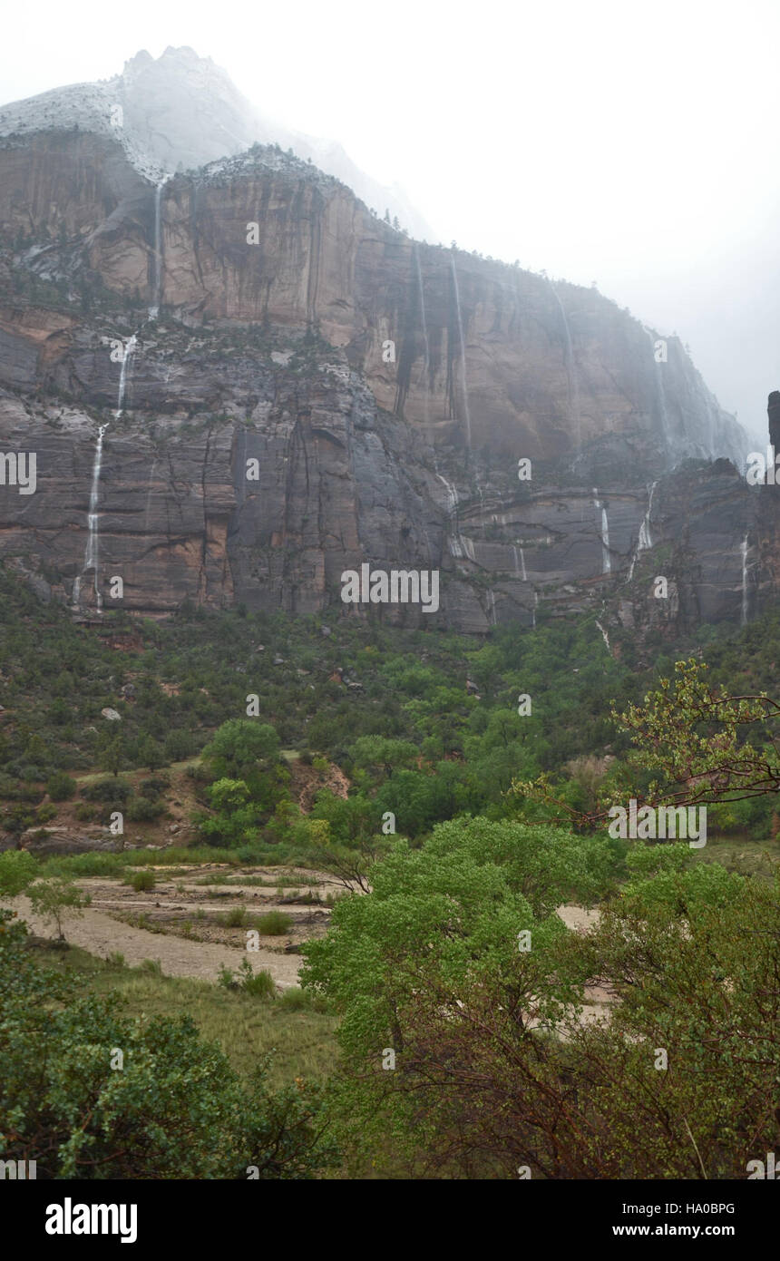 Cathedral Mountain in Zion National Park is a striking geological ...