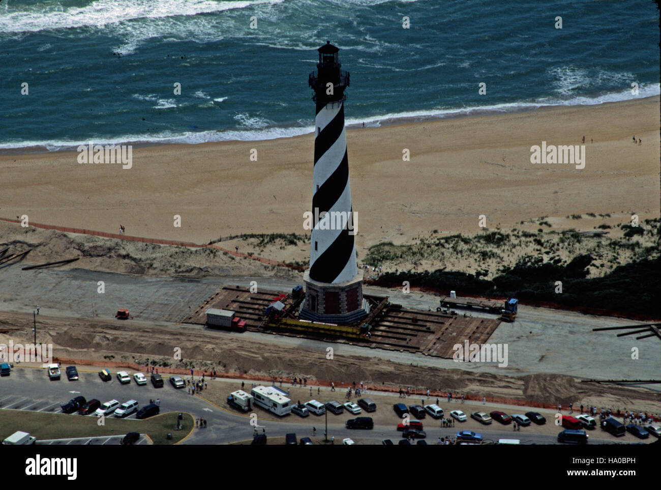 This image from 1999 shows beach driving at Cape Hatteras National ...