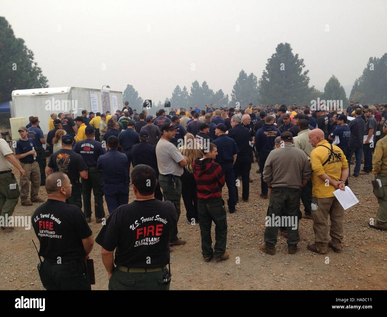 Wildfire briefing hi-res stock photography and images - Alamy