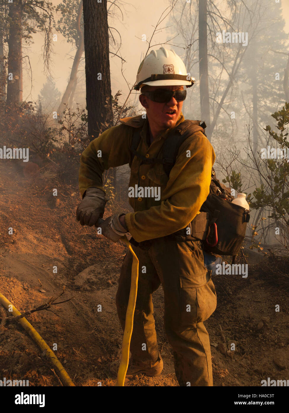 The Fire Happy Camp Complex wildfire firefighting operation ...