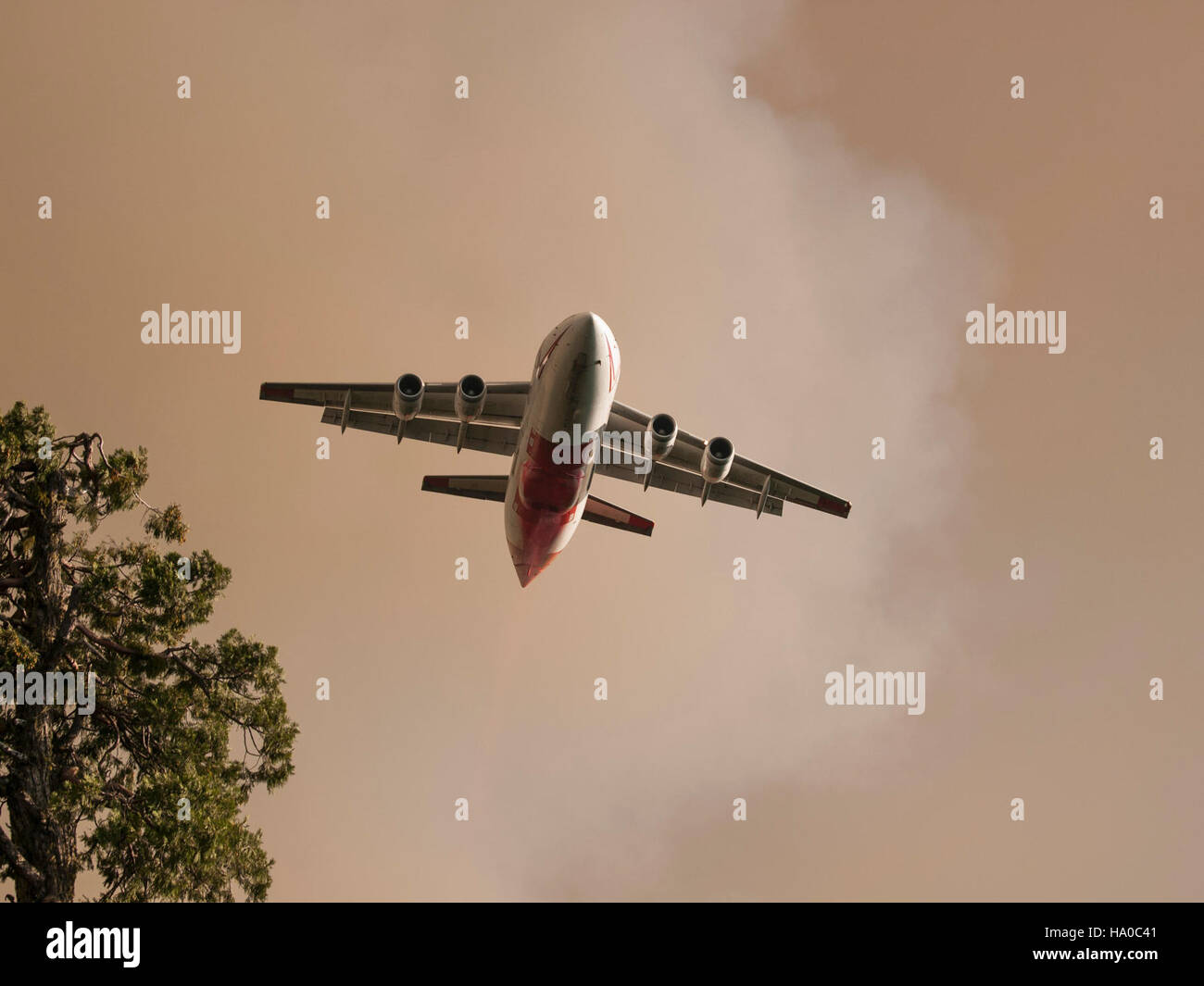 The Happy Camp Complex Fire in California was fought with aerial ...