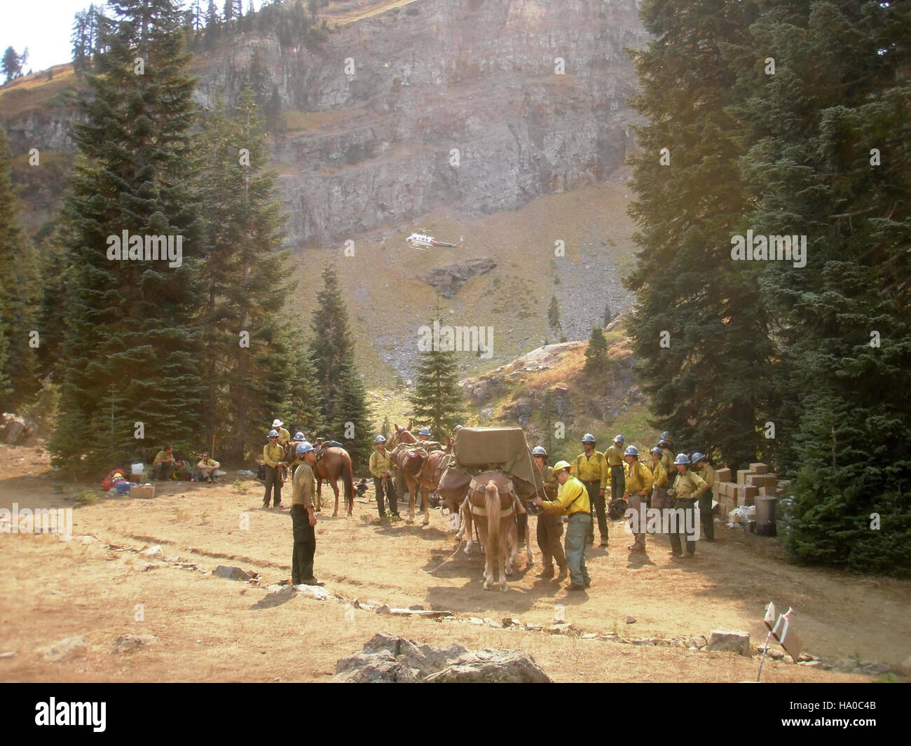 The USDA provides fire support at the Happy Camp Complex through its ...