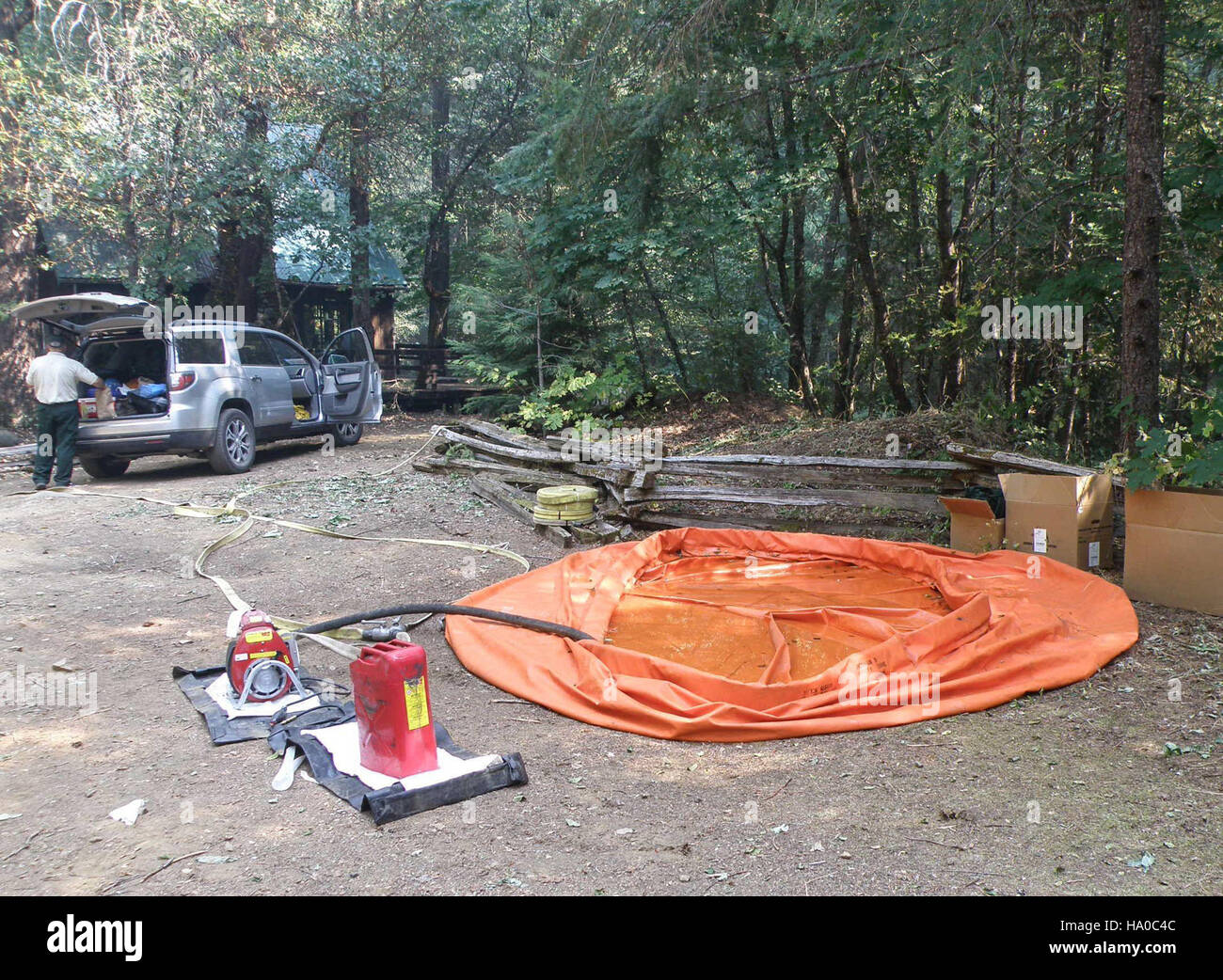 The Happy Camp Complex fire response involved firefighters utilizing ...