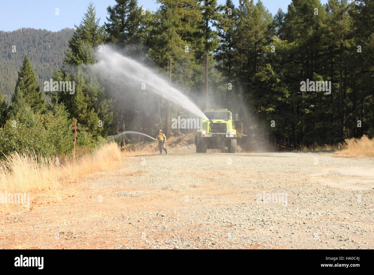 The Happy Camp Complex fire, part of a wildfire management effort in ...