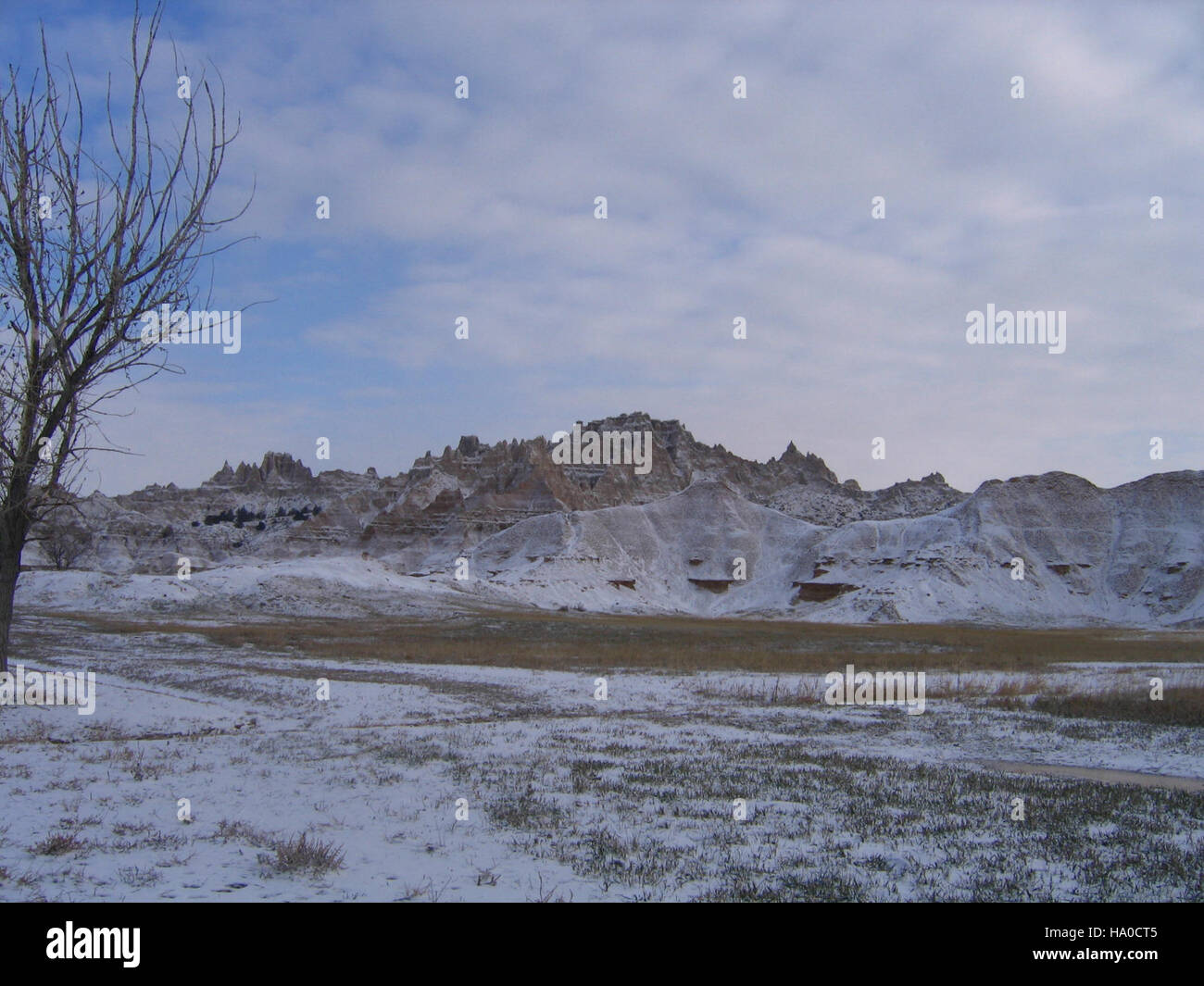 badlandsnationalpark 5897679726 Snow Day Stock Photo - Alamy