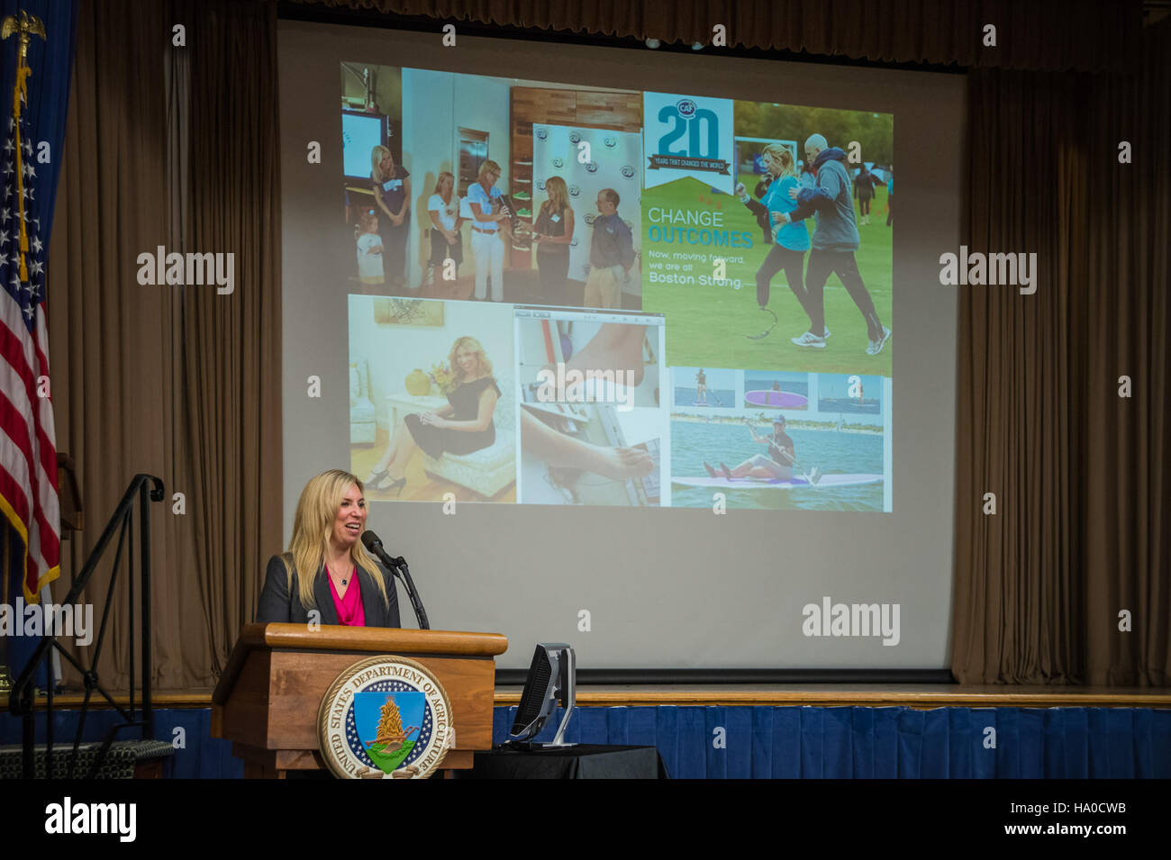 Boston marathon bombing survivor hi-res stock photography and images ...