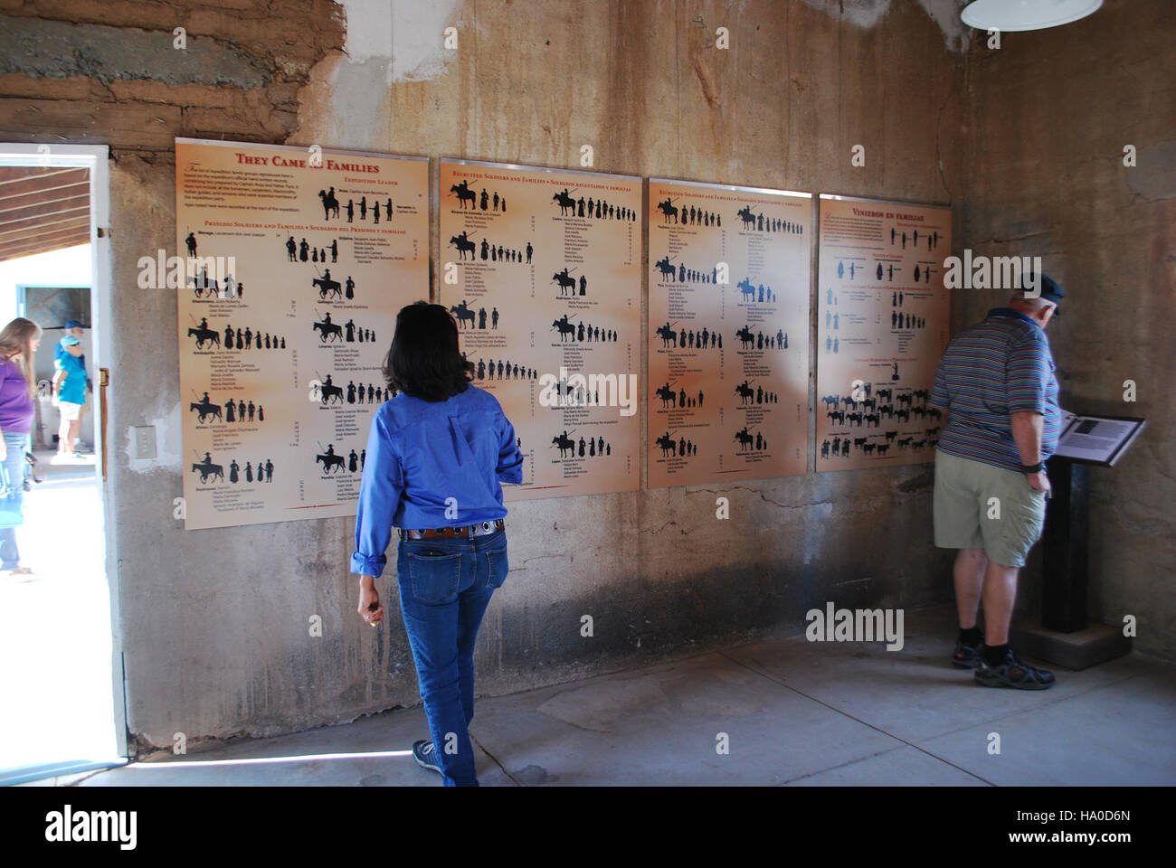The Anza Trail exhibit at La Canoa highlights the historical ...