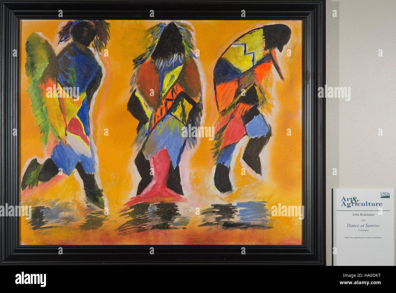 This image features employee artwork displayed at the U.S. Department ...