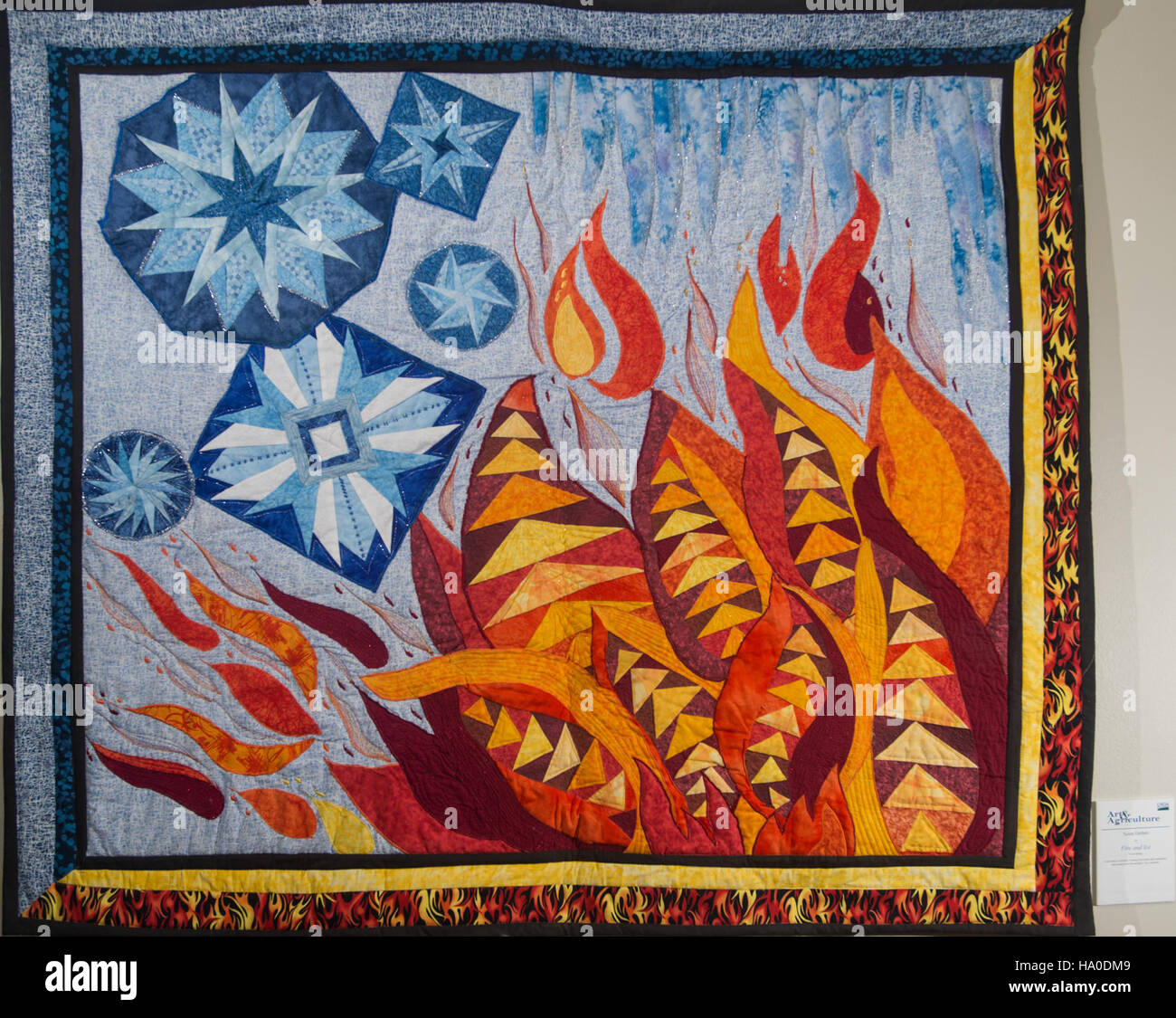 This image shows an employee art display at the U.S. Department of ...