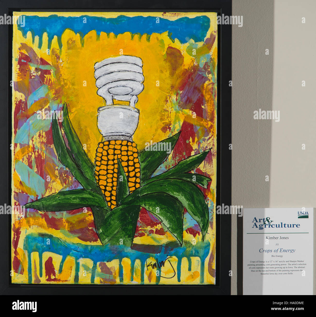 The U.S. Department of Agriculture (USDA) features employee artwork in ...