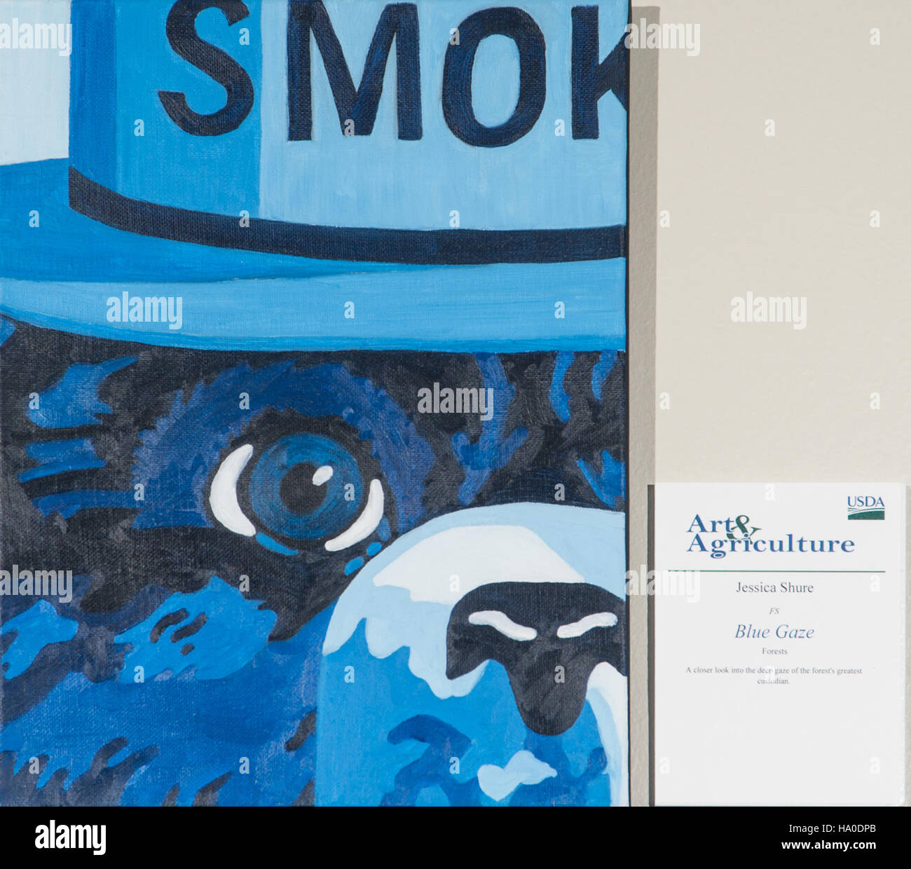 An employee artwork displayed at the USDA showcases the department’s ...