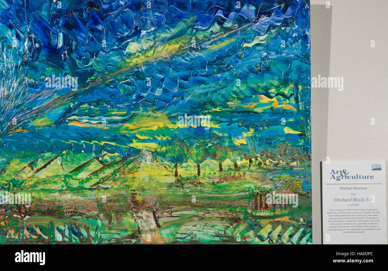 This image showcases artwork created by USDA employees, reflecting the ...