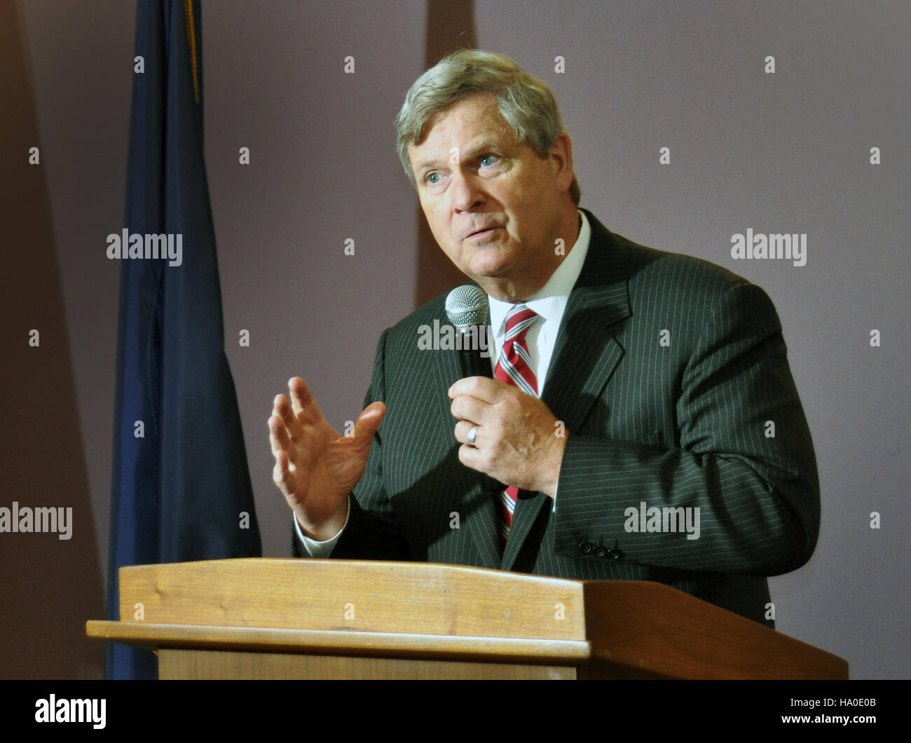 Agriculture Secretary Tom Vilsack and his team engage in discussions on ...