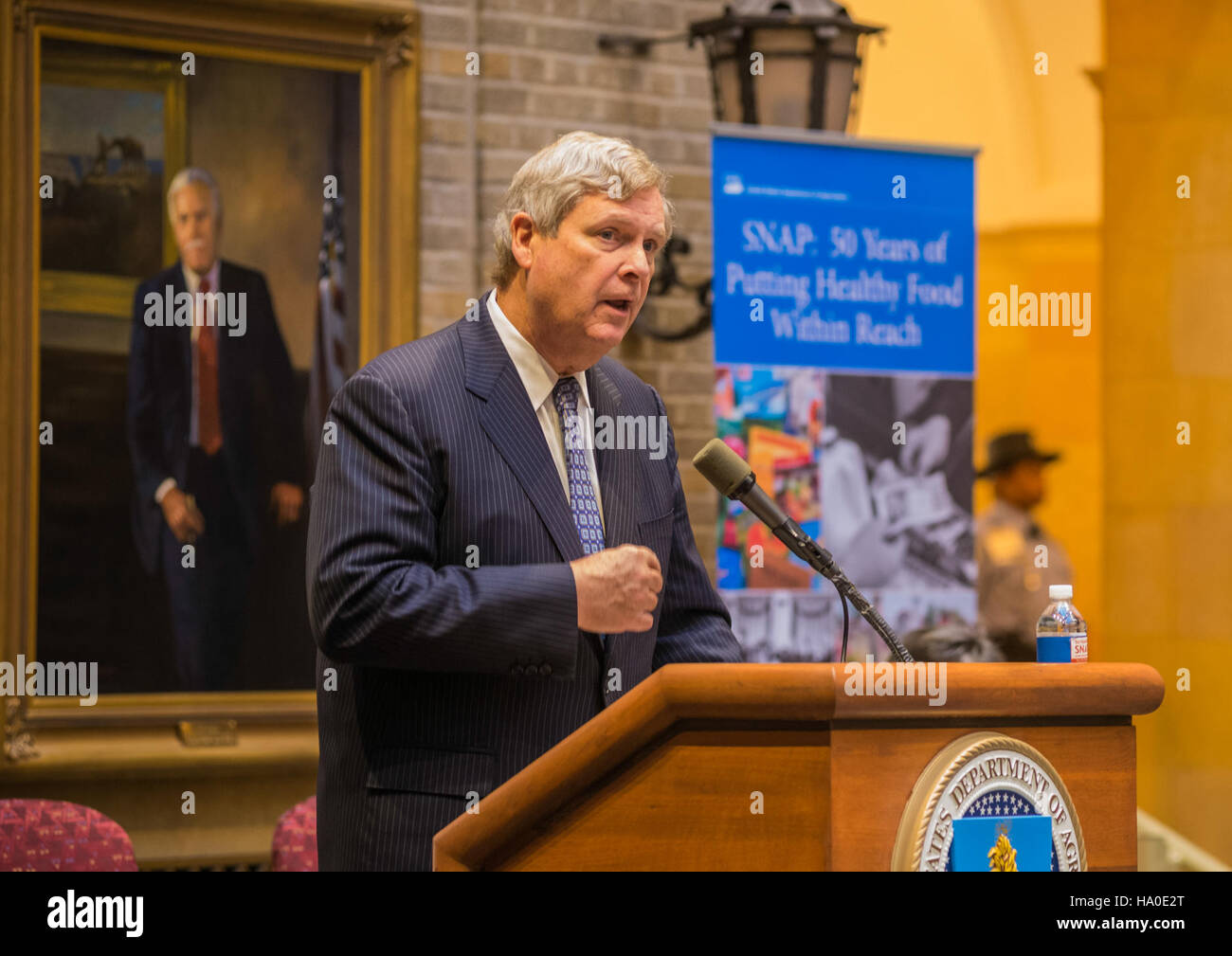 The 50th Anniversary of the 1964 Food Stamp Act, celebrated at the USDA ...