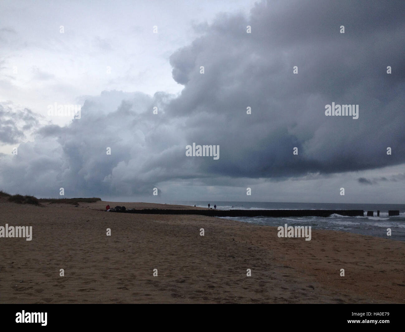This image captures dramatic storm clouds over Cape Hatteras National ...