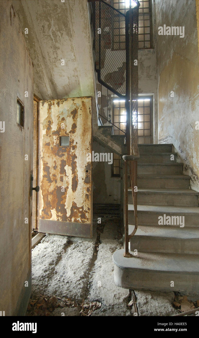 This photograph depicts the psychiatric ward on Island 3 of Ellis ...