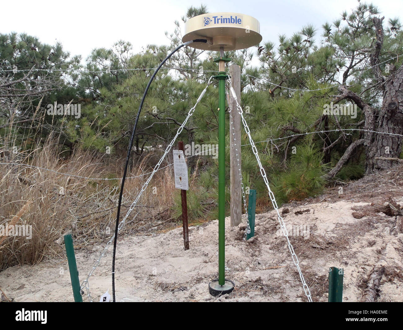 The GIS station at Assateague National Seashore is used for geographic data collection, helping ...