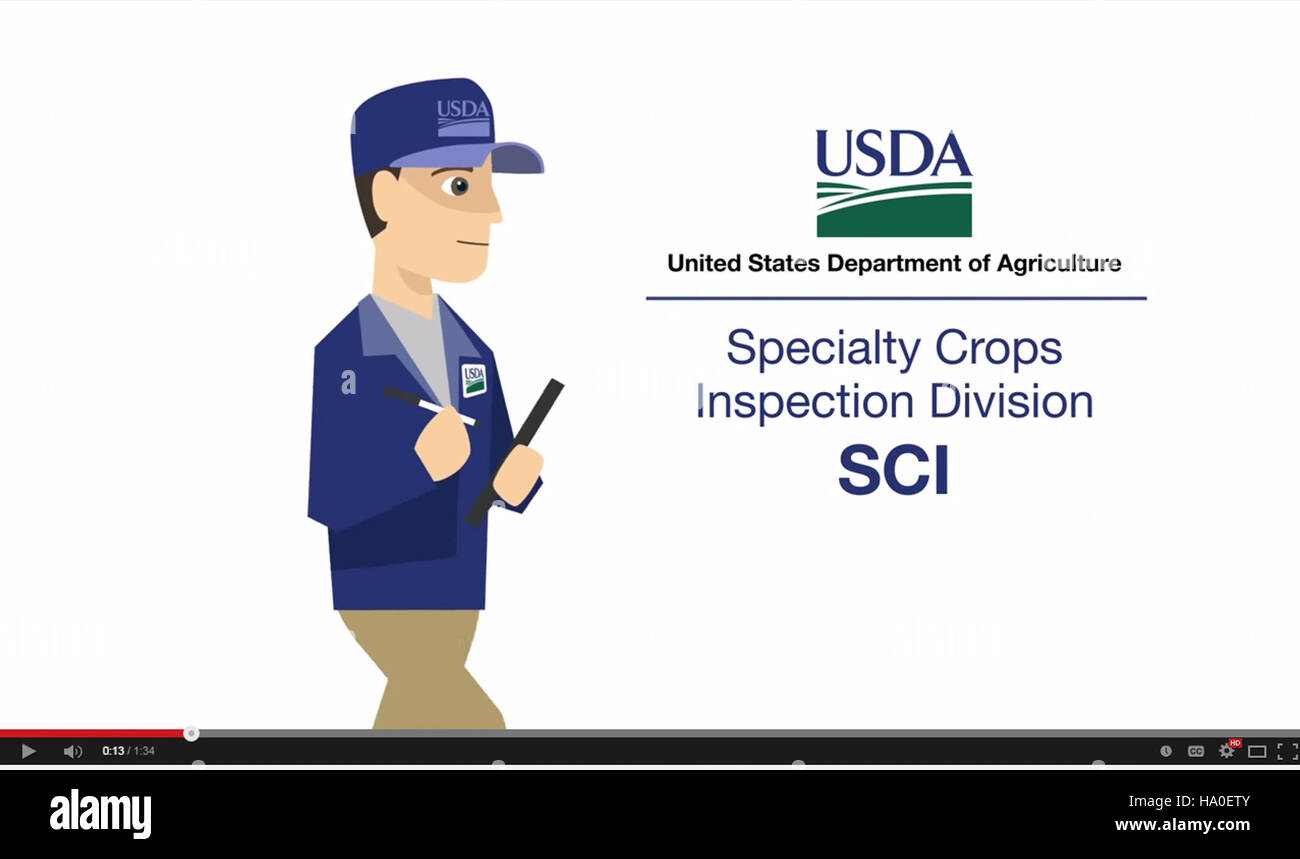 The USDA Specialty Crops Inspection Division is responsible for ...