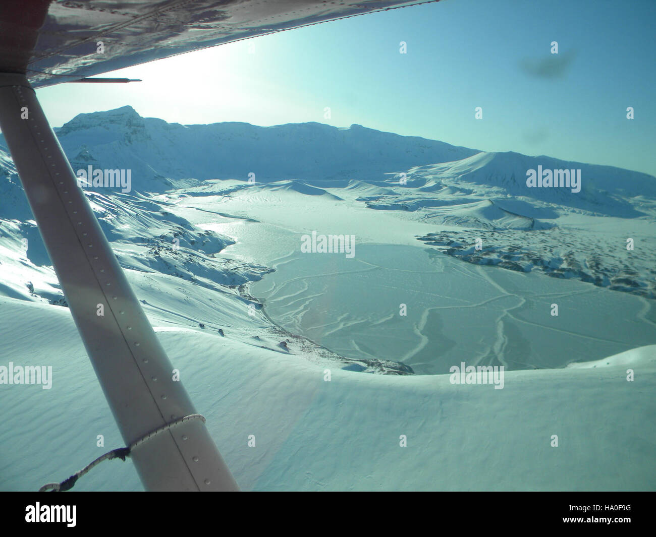 The Aniakchak Caldera Rim, with Surprise Lake and Vent Mountain, offers ...