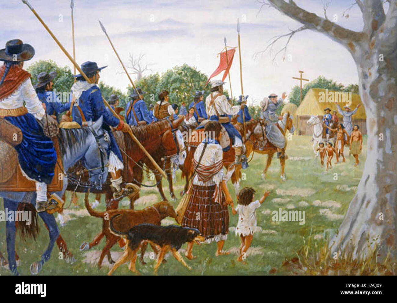 David Rickman’s photograph captures the arrival at San Gabriel along ...